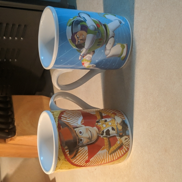 Disney | Kitchen | Buzz Lightyear And Woody Coffee Mugs | Poshmark
